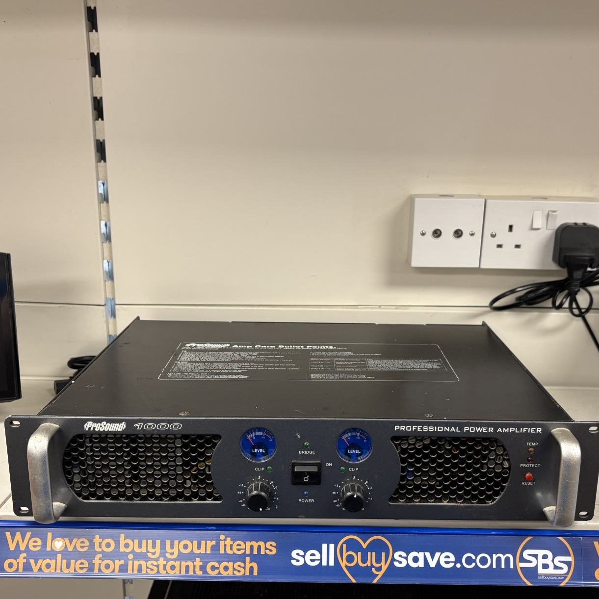 Used PROSOUND 1000 PROFESSIONAL POWER AMPLIFIER - Own4Less